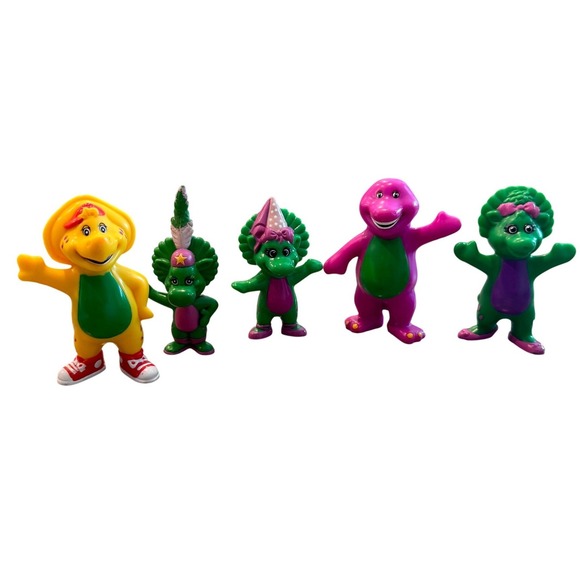 Home Essentials | Toys | Barney And Friends Vintage Pvc Figure Lot ...